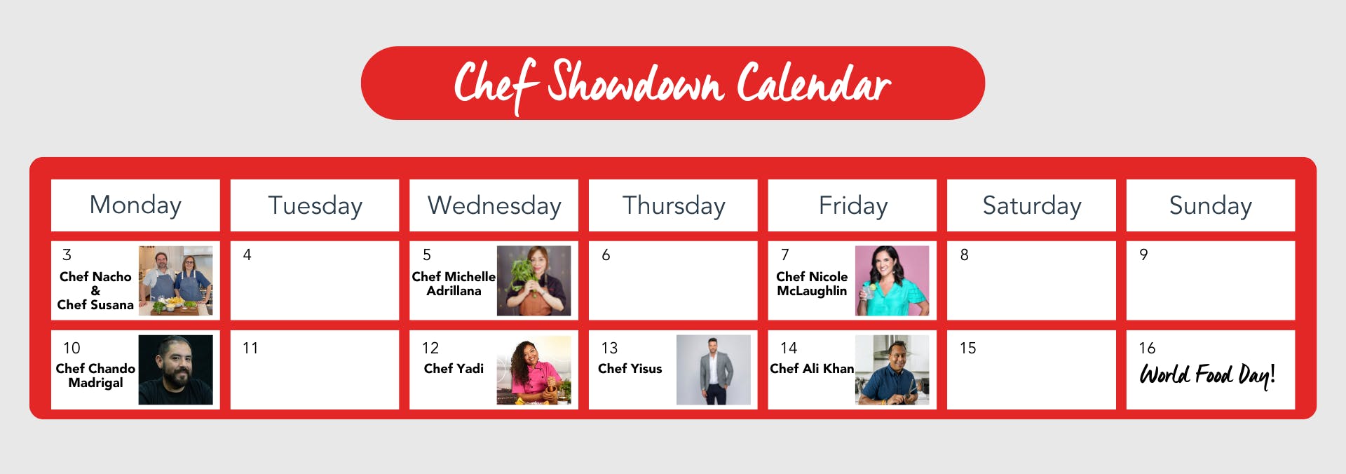 Here’s Everything You Need to Know About the 2022 Chef Showdown - Rise ...